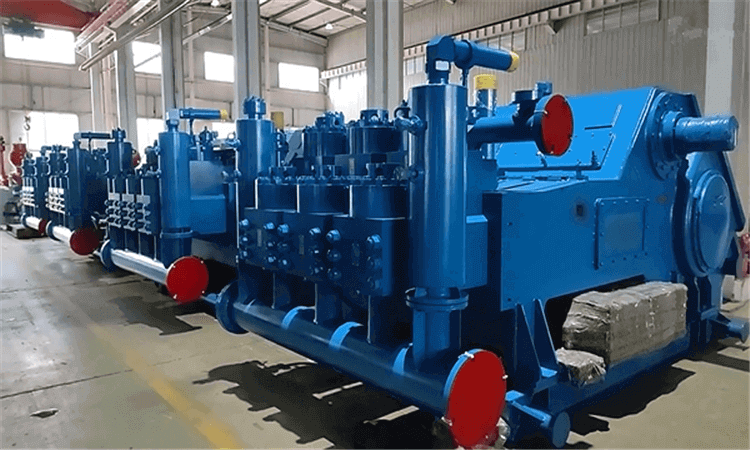Working Process of API 350HP Oilfield Drilling Triplex Mud Pump ...